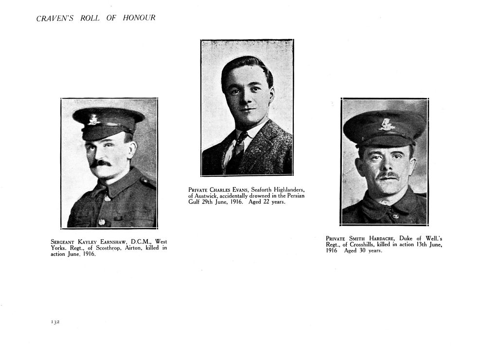 Page 132 | Craven's Part in The Great War Original Book